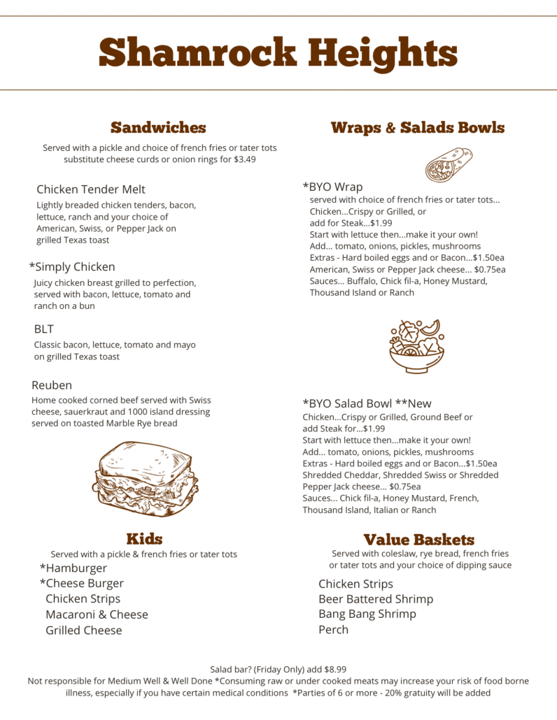 Restaurant - Shamrock Heights